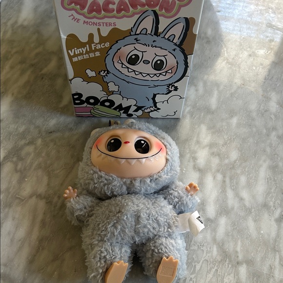 Labubu | Toys | Plush Toy Gray Labubu Dupe | Poshmark